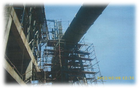 SCAFFOLDING WORKS AT CIMA CEMENT, PERLIS - Sanjung Wawasan scaffolding
